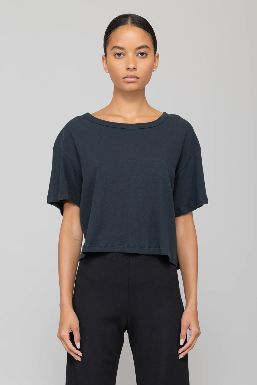 Laura Crop Boxy Tee – LESET